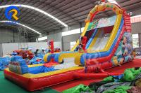 China CH PVC Materials Inflatable Water Slide Bouncy House Slide Max Capacity 100-500kg Park for sale