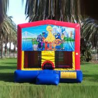 China Outdoor Playground Inflatable Bouncer 13x13 Sesame Street Bouncy Castle for Kids' Fun for sale