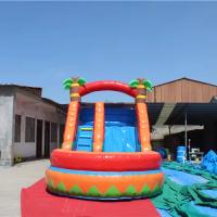 China Commercial Party Rental Inflatable Water Slide with Pool for sale