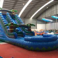 China Unisex Bouncy House Slide Inflatable Jumping Air Bouncer Slide for Pool 5-10 Passengers for sale