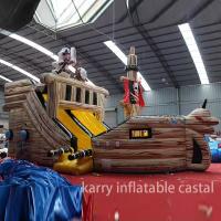 China Pirate Ship Bouncy Castle and Slide Combo The Most Popular Outdoor Indoor Equipment for sale