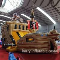 China Pirate Ship Bouncy Castle and Slide Combo The Most Popular Outdoor Indoor Equipment for sale