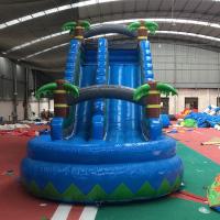 China Unisex Bouncy House Slide Inflatable Jumping Air Bouncer Slide for Pool 5-10 Passengers for sale