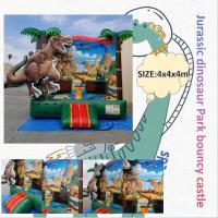 China Air Blower Included Pop Dinosaur Land Inflatable Trampoline for Children and Adults for sale