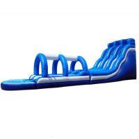 China Amusement Park Equipment Outdoor Inflatable Toy Water Slide Max Capacity 100-500kg PVC for sale