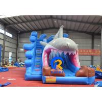 China Customized Color Wet/Dry Inflatable Building with Slide and Blower Unisex Outdoor Fun for sale