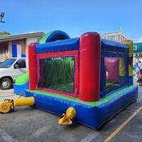 China Back Garden Amusement Equipment Customized Logo Acceptable Inflatable Bouncing Castle for sale