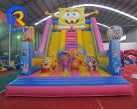 China Commercial PVC Inflatable Bounce House and Dry Slide for Party Rentals Indoor 8x3x5m for sale