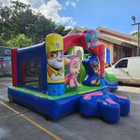 China Inflatable Bounce House with Slide Cartoon Paw Dog Patrol Theme Age Range 14 Years up for sale
