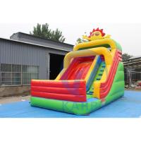 China Outdoor Inflatable Water Slide With Blower For Kids And Adults Customized Logo 3.6*6m for sale