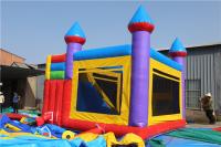 China Outdoor Park Unisex Commercial Colorful Tetris Jumping Inflatable Bounce House for Kids for sale