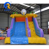 China Max Capacity 100-500kg Mini Little Angry Eagle Inflatable Water Slide for Summer Fun for sale
