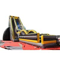 China Customized Logo Acceptable Extra Large Inflatable Wet and Dry Slide Park for Outdoor Fun for sale