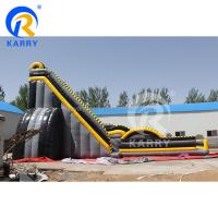 China Customized Logo Acceptable Extra Large Inflatable Wet and Dry Slide Park for Outdoor Fun for sale