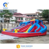 China Summer Big Pool Slide Inflatable Castle for Kids' Outdoor Swimming Pool Climbing Game for sale