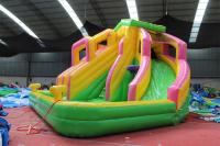 China Summer Big Pool Slide Inflatable Castle for Kids' Outdoor Swimming Pool Climbing Game for sale