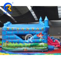 China 14 Years up Outdoor Children's Amusement Equipment Inflatable Bounce House with Slide for sale
