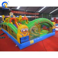 China Air Blower Accessories Inflatable Minions Fun City Bouncy Castle for Children's Playtime for sale