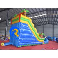 China Commercial Children Playground Air Filled Outdoor Dry Indoor Dolphin Inflatable Slides for sale