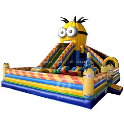 China Repair Kits Included Large Inflatable Castle with Inflatable Slide and Obstacle Course for sale