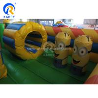 China Repair Kits Included Large Inflatable Castle with Inflatable Slide and Obstacle Course for sale