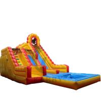 China 14 Years up Commercial Event Promotion Outdoor Inflatable Water Park with Pool and Castle for sale