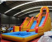 China 14 Years up Commercial Event Promotion Outdoor Inflatable Water Park with Pool and Castle for sale