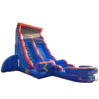 China Amusement Commercial Grade Inflatable Water Slide for Adults Large Fish Pool Slide for sale