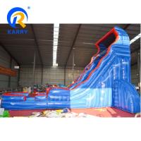 China CE EN14960 Certified Wide Base Air Slide Water Bouncer Inflatable Waterslide for Adults for sale