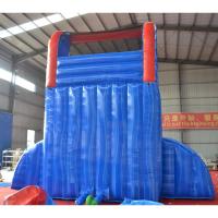 China CE EN14960 Certified Wide Base Air Slide Water Bouncer Inflatable Waterslide for Adults for sale