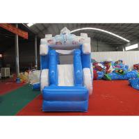 China Frozen Inflatable Wagon with Slide Ice and Snow Princess Castle Outdoor Inflatable Toy for sale