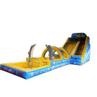 China Commercial Event Promotions Large Inflatable Water Slides with Max Capacity 100-500kg for sale