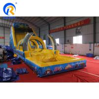 China Commercial Event Promotions Large Inflatable Water Slides with Max Capacity 100-500kg for sale