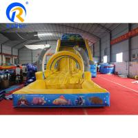 China Commercial Event Promotions Large Inflatable Water Slides with Max Capacity 100-500kg for sale