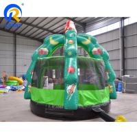 China Unisex Customized Green Christmas Tree Inflatable Castle Trampoline with Payment Terms T/T for sale
