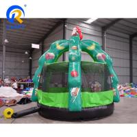 China Unisex Customized Green Christmas Tree Inflatable Castle Trampoline with Payment Terms T/T for sale