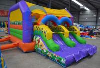 China Payment Terms T/T Outdoor Inflatable Bounce House with Double Slides and PVC Material for sale