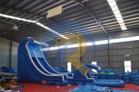 China Shopping Mall Occasion Large Inflatable Water Slide with Pool and Long Slide Path for sale
