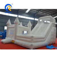 China Transform Your Backyard into a Fun Zone with Our White Inflatable Bounce House and Slide for sale