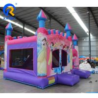 China Indoor Mall Sale PORTABLE Popular Princess Castle Trampoline Slide Combination Equipment for sale
