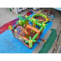 China Commercial Grade Dino Park Air Bounce House Combo Slide Bouncers Jumpers for Kids for sale