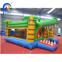 China Pretty Good Jungle Crocodile Castle Slide Inflatable for Commercial Rental Business for sale