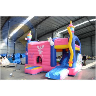 China PORTABLE Inflatable Bouncer Castle with Slide Bouncy Unicorn Sprite Jumping House for sale