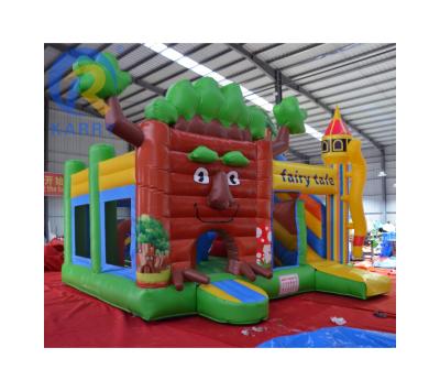 China Features PORTABLE The Latest Forest Castle Slide Outdoor Toy Castle for Home/Business for sale