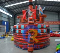 China Easy Set Up Pirate Ship Inflatable Bounce House for Kids' Outdoor Play for sale