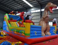 China The Most Popular Outdoor Toy Jumping Castle Newly Designed Dinosaur Theme Park Castle for sale