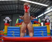 China The Most Popular Outdoor Toy Jumping Castle Newly Designed Dinosaur Theme Park Castle for sale