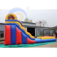 China Unsix PVC Adult Size Jumping Slide Long and Large Inflatable Water Slide with Bouncer for sale