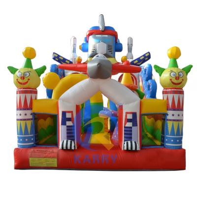China Mechanical Cartoon Character Inflatable Slides for Commercial Outdoor Party Events for sale