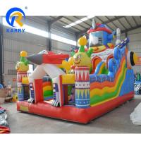 China Mechanical Cartoon Character Inflatable Slides for Commercial Outdoor Party Events for sale